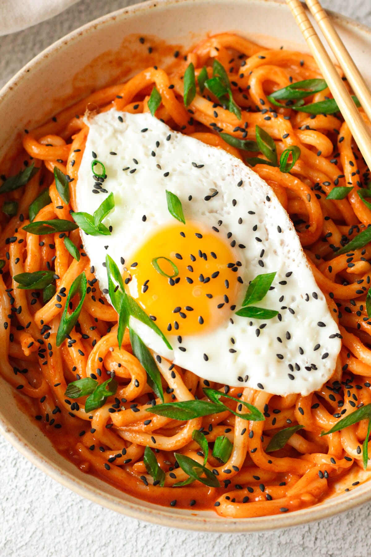 15-minute Creamy Gochujang Noodles | Good Food Discoveries