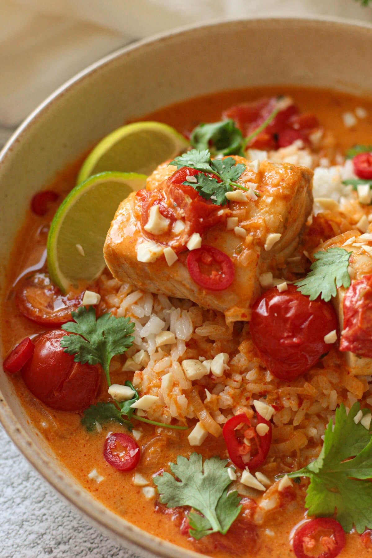 Easy Red Curry Poached Cod - Good Food Discoveries