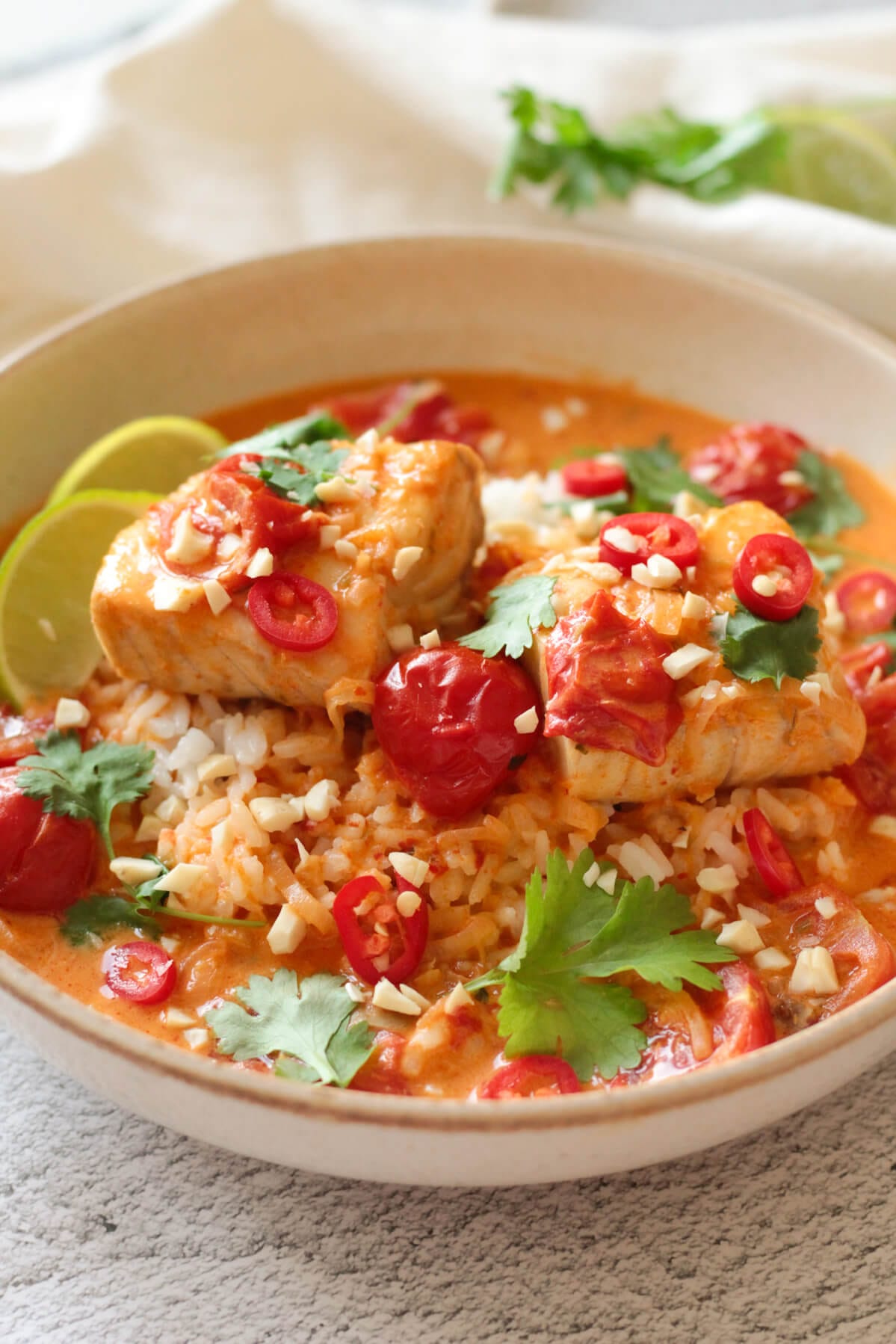 Easy Red Curry Poached Cod - Good Food Discoveries